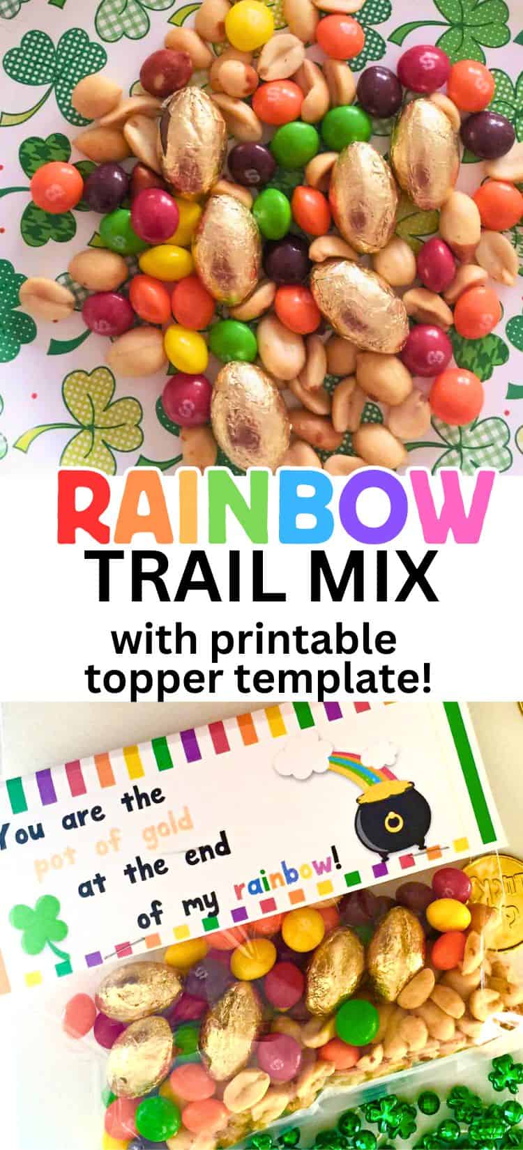 Rainbow Trail Mix Recipe - Organized Island
