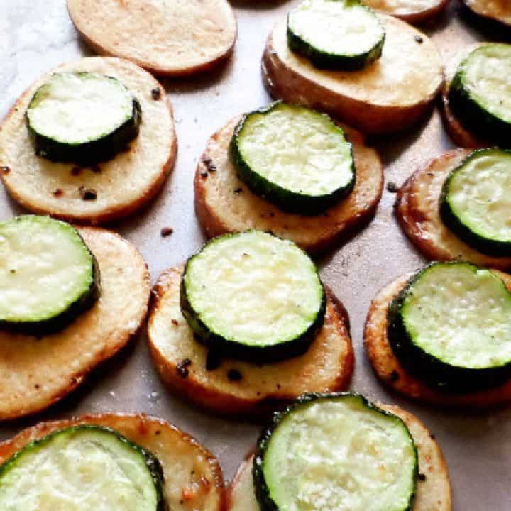Zucchini Stacks - Organized Island