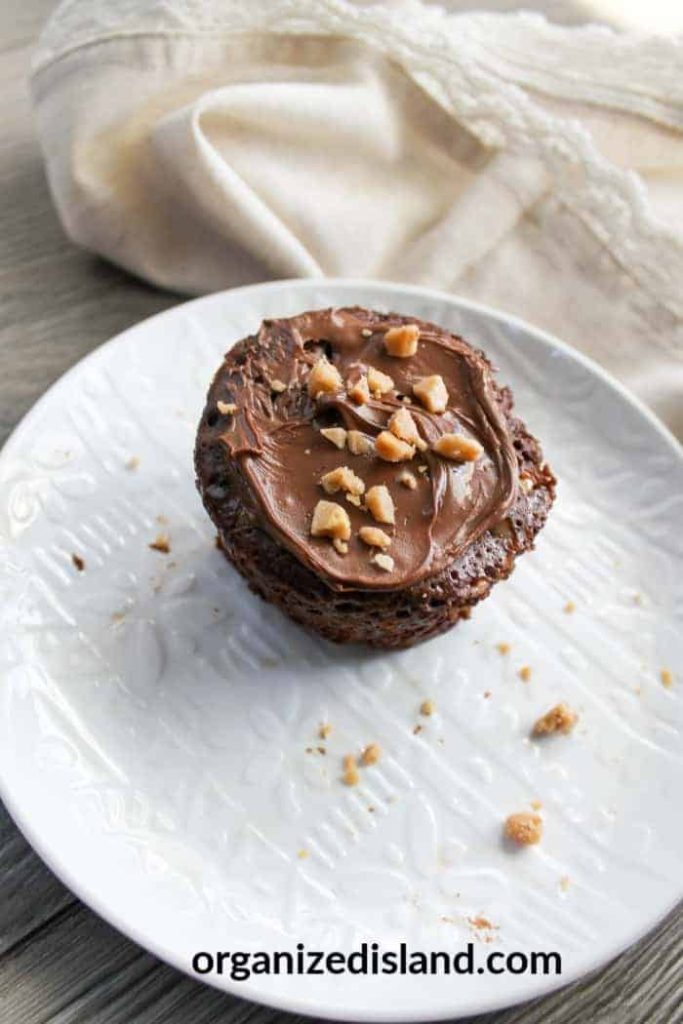 Chocolate Nutella Mug Cake - Organized Island