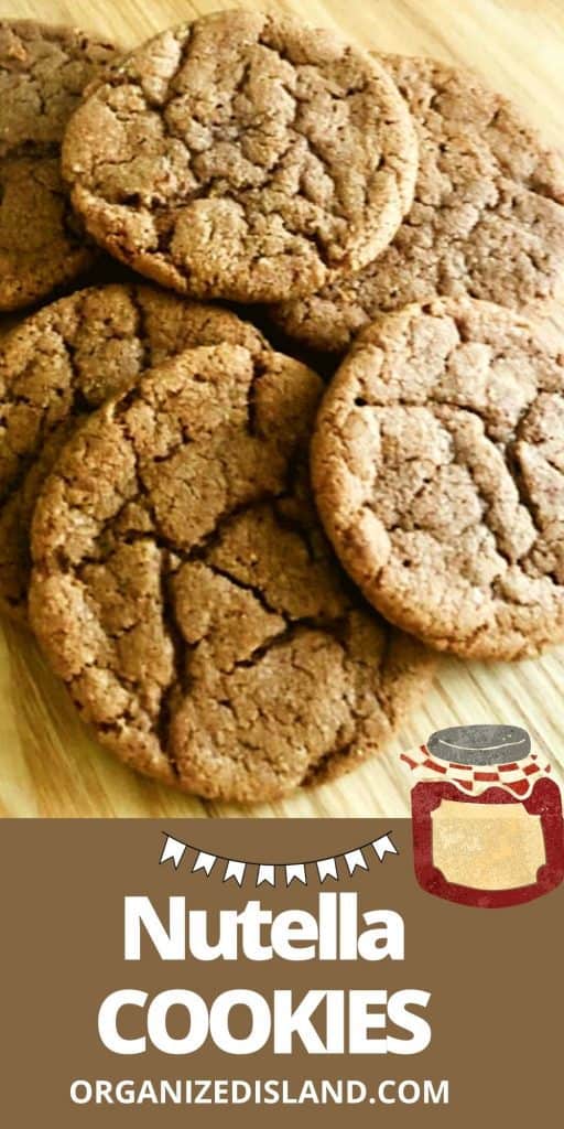 Nutella Cookies - Organized Island
