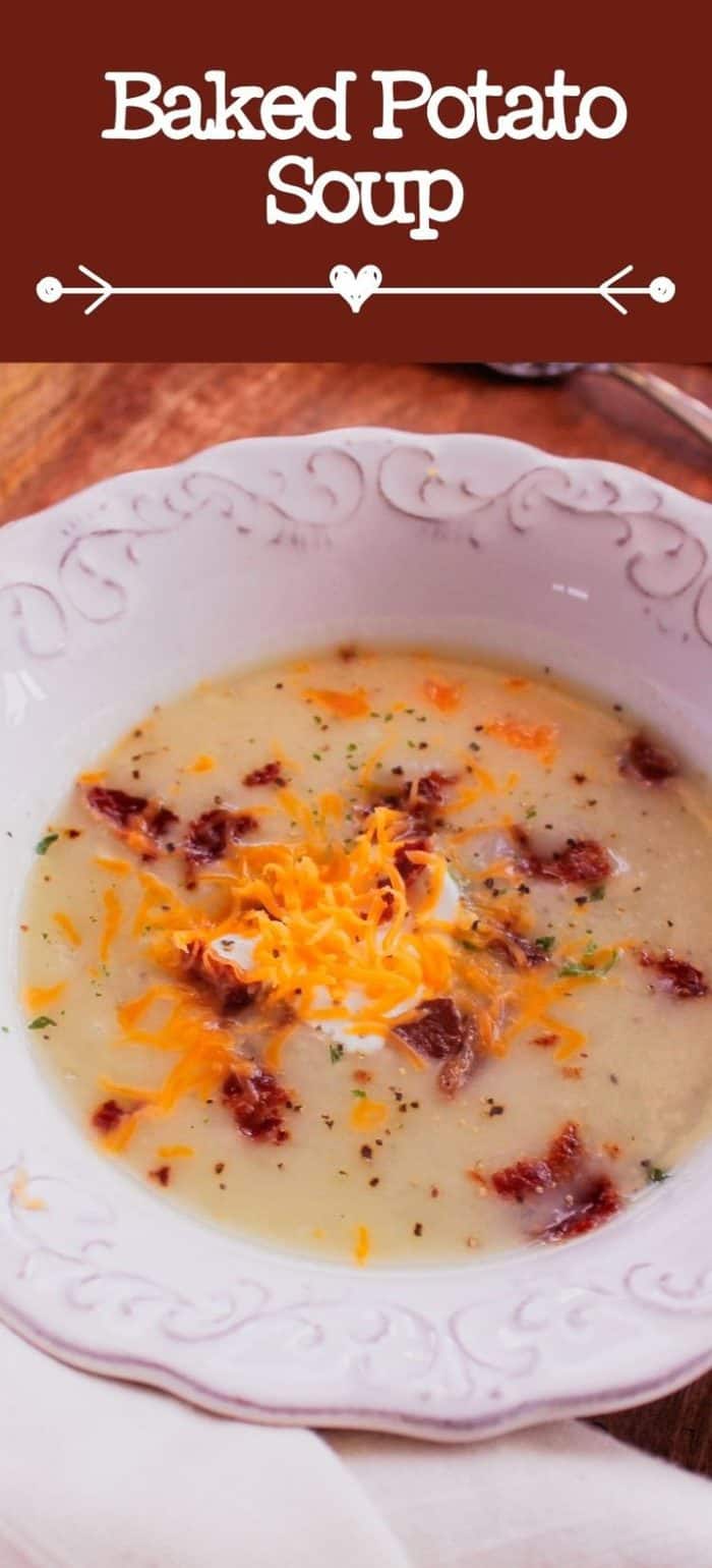 Baked Potato Soup - Organized Island