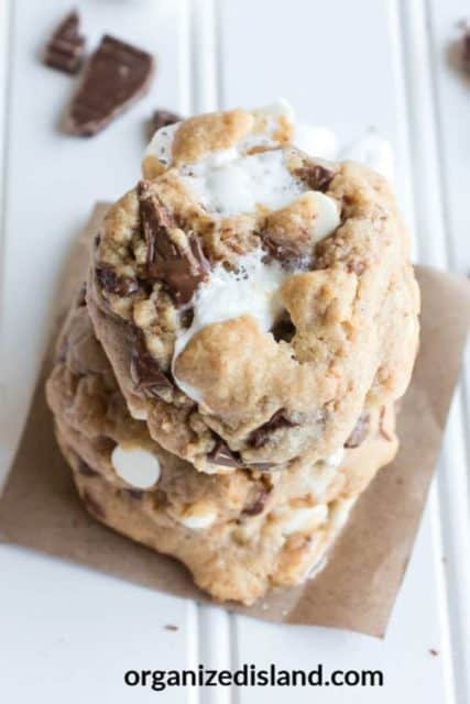 Smores Cookies - Organized Island