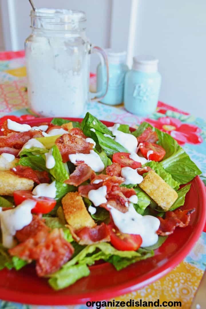 Bacon Lettuce Tomato Salad Recipe - Organized Island