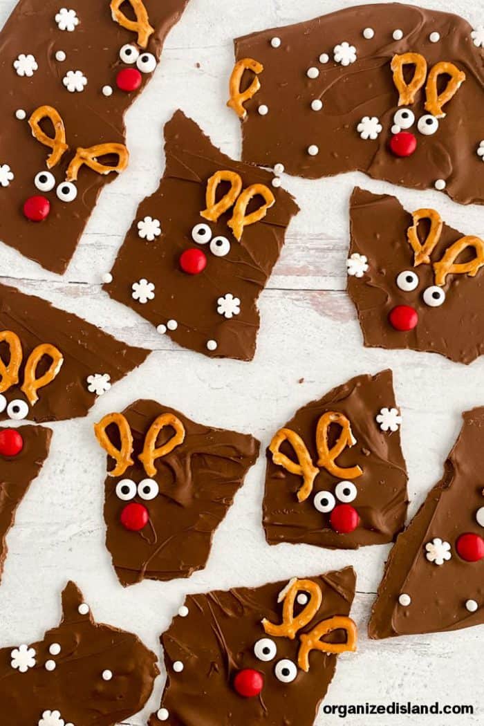 Easy Festive Reindeer Strawberries - Organized Island