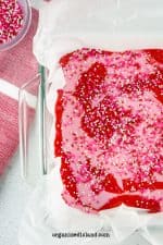 Valentines Fudge - Pink Fudge Recipe - Organized Island