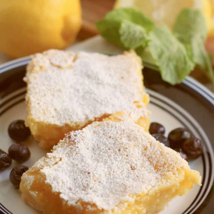 Easy Old Fashioned Lemon Squares Classic Recipe - Organized Island