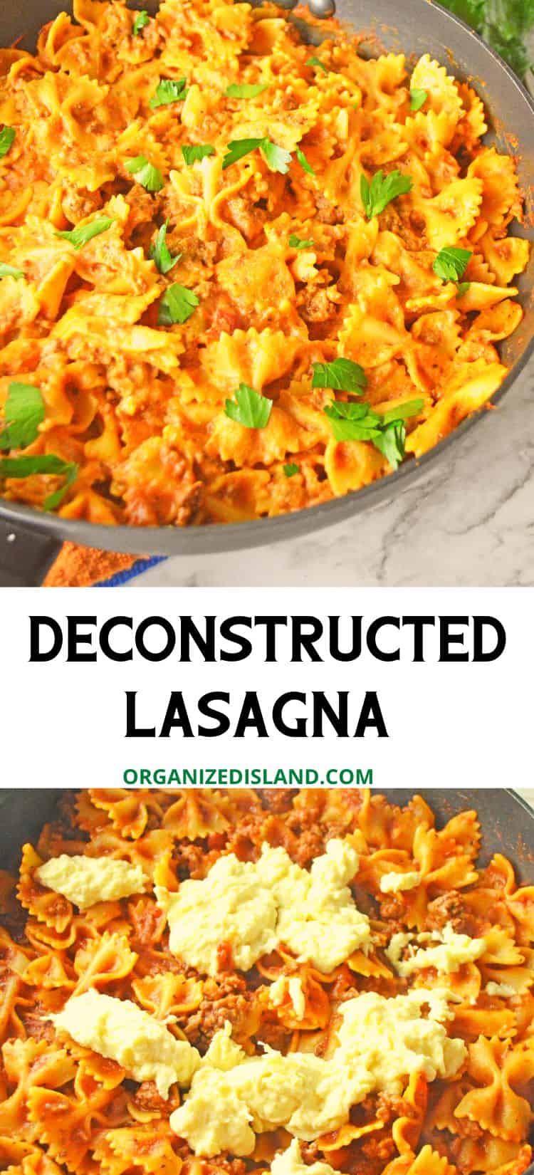Deconstructed Lasagna - Organized Island