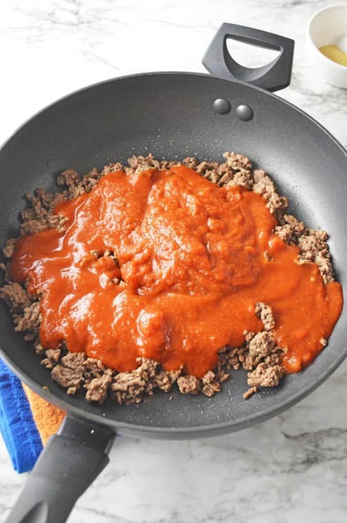 Easy One Pot Deconstructed Lasagna - Organized Island