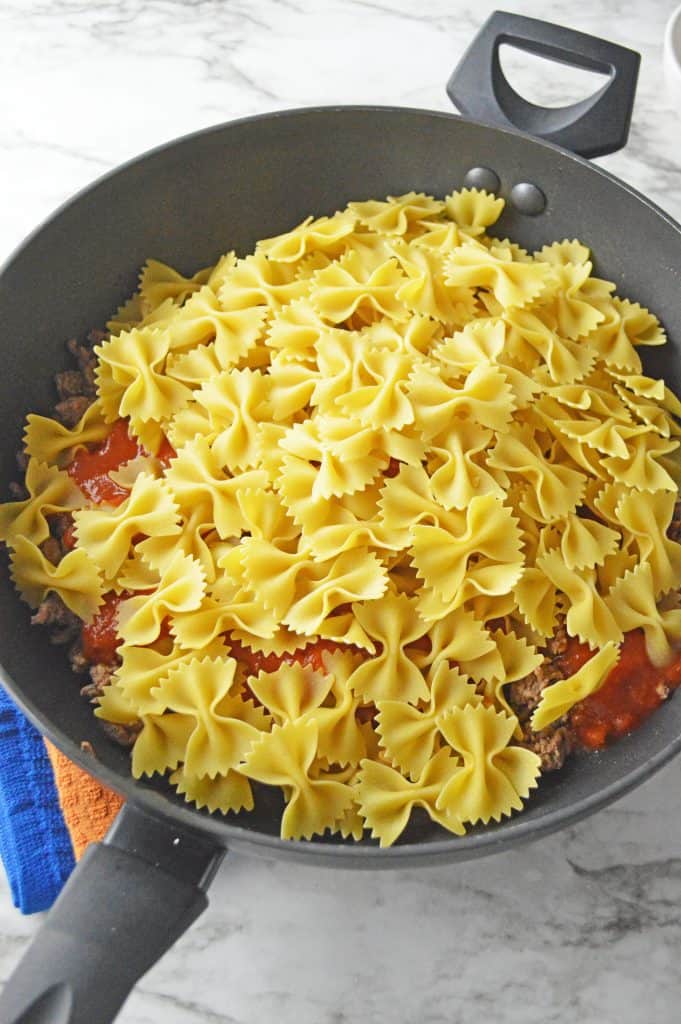 Easy One Pot Deconstructed Lasagna - Organized Island