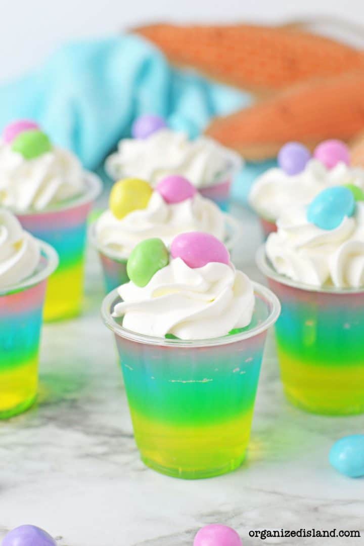 Easter Jello Shots - Organized Island