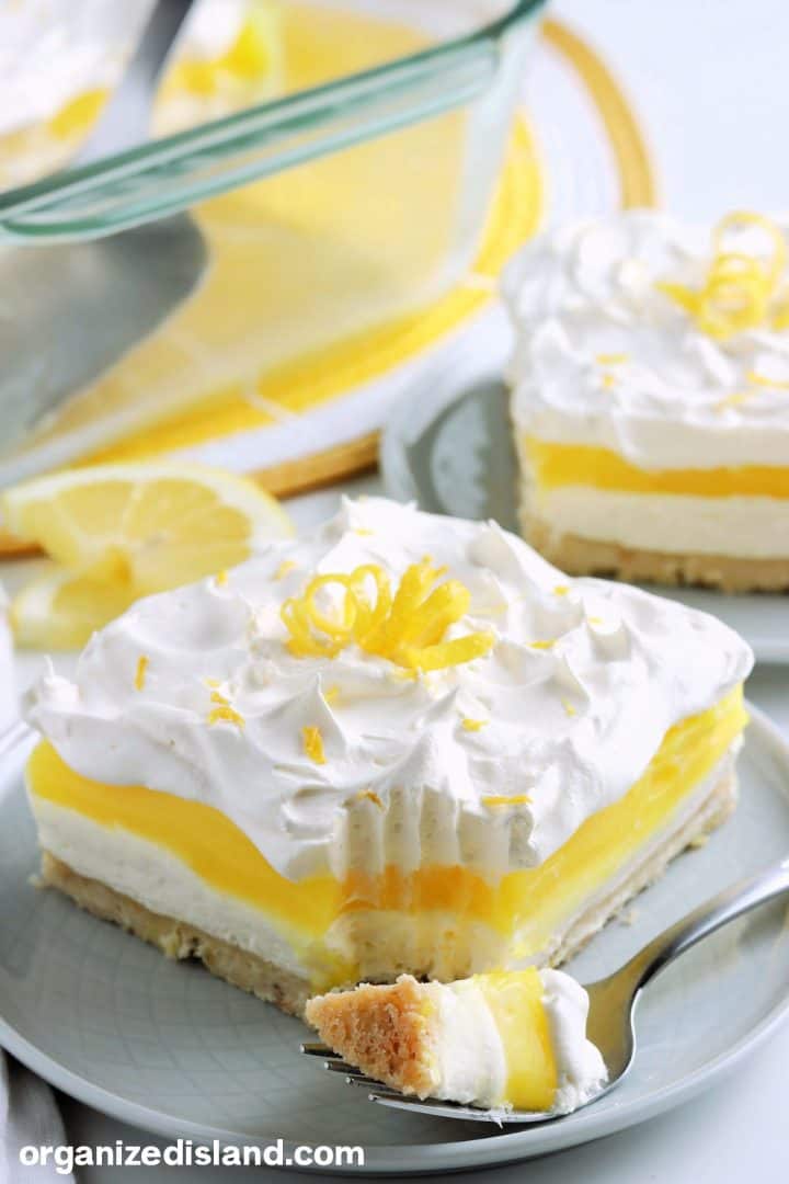 Lemon Lush Recipe - Organized Island