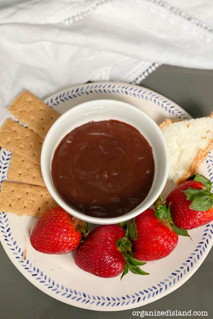 Nutella Dipping Sauce - Organized Island