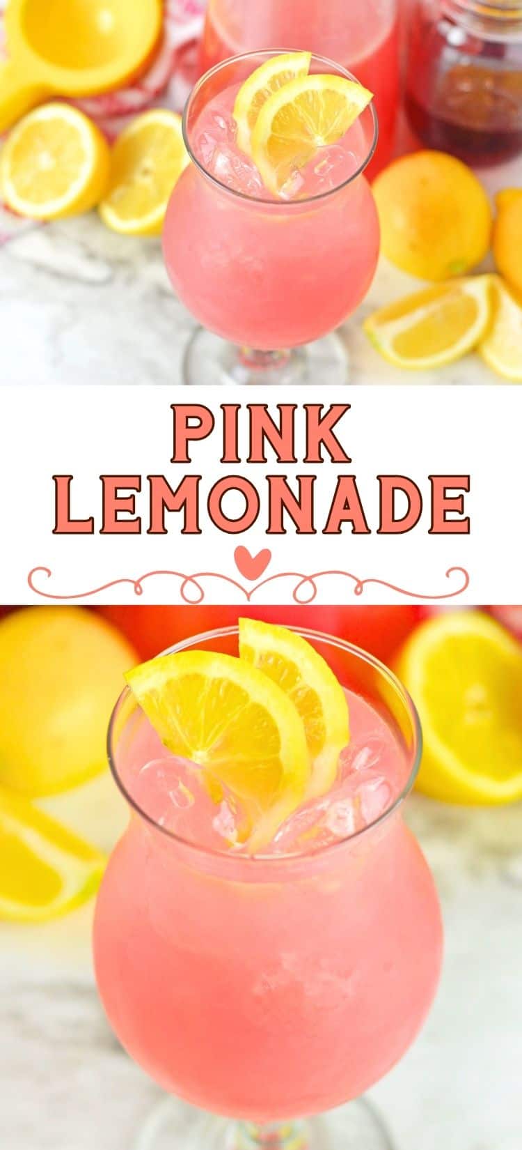 Fresh Homemade Pink Lemonade From Scratch - Organized Island