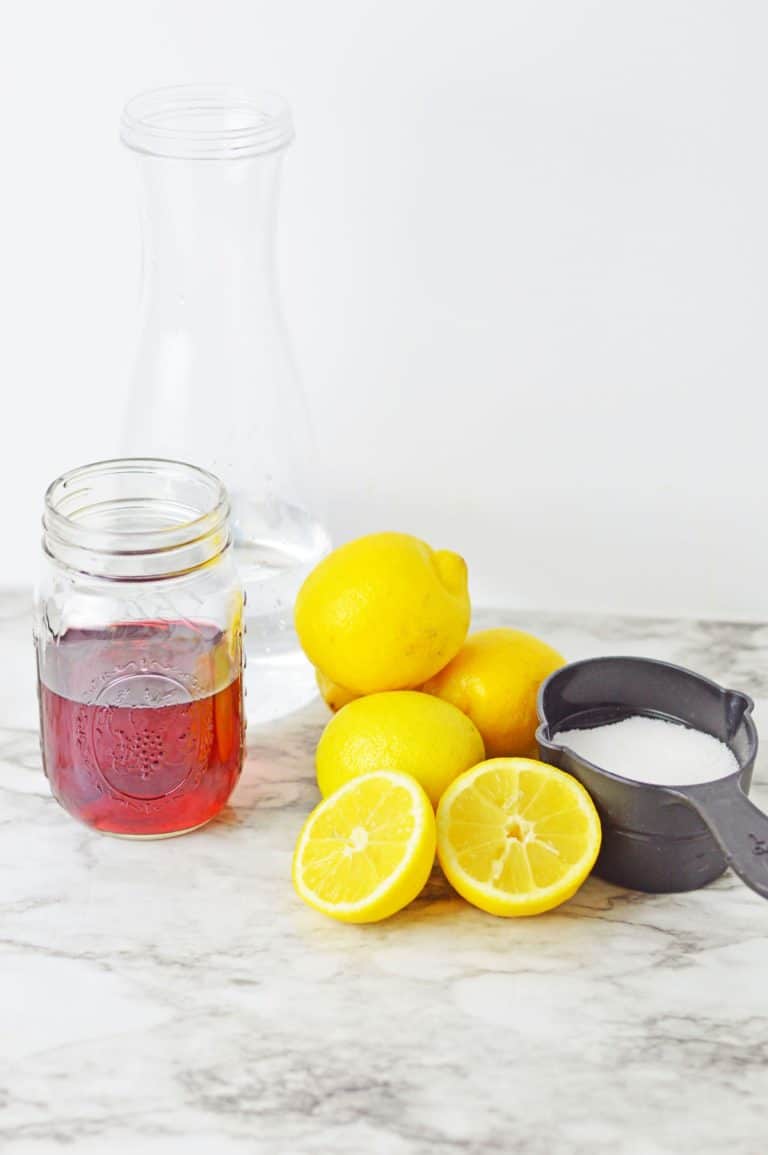 Fresh Homemade Pink Lemonade From Scratch - Organized Island