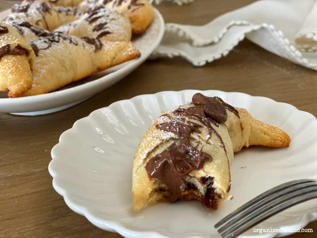 Nutella Croissants Recipe - Organized Island