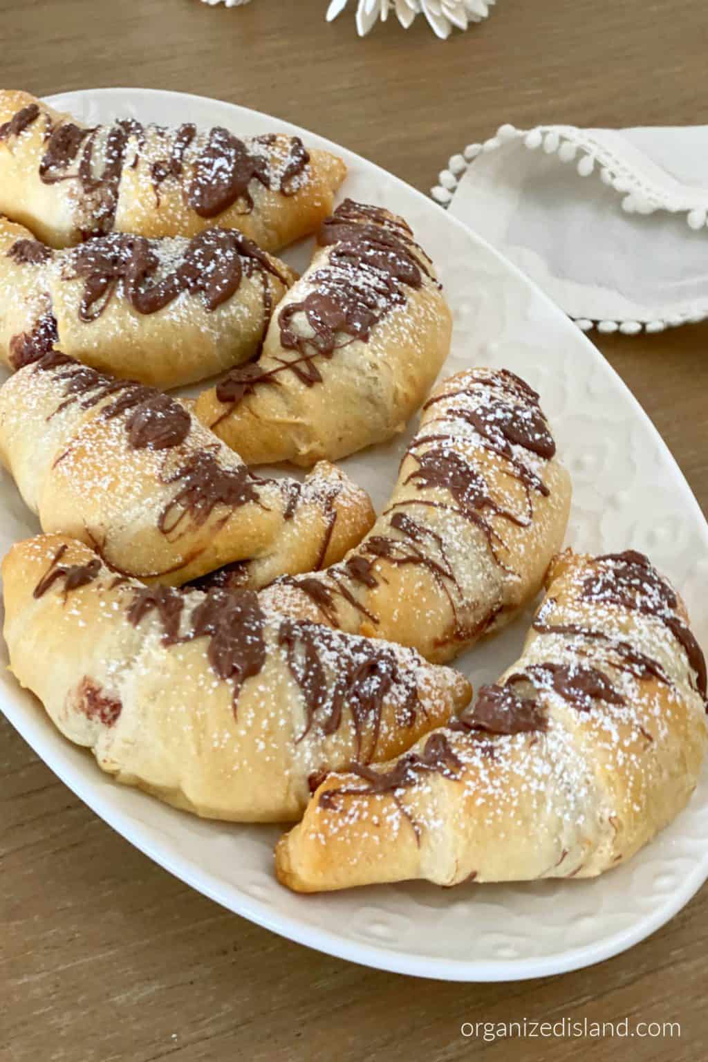 Nutella Croissants Recipe - Organized Island