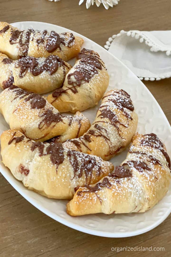 Nutella Croissants Recipe - Organized Island