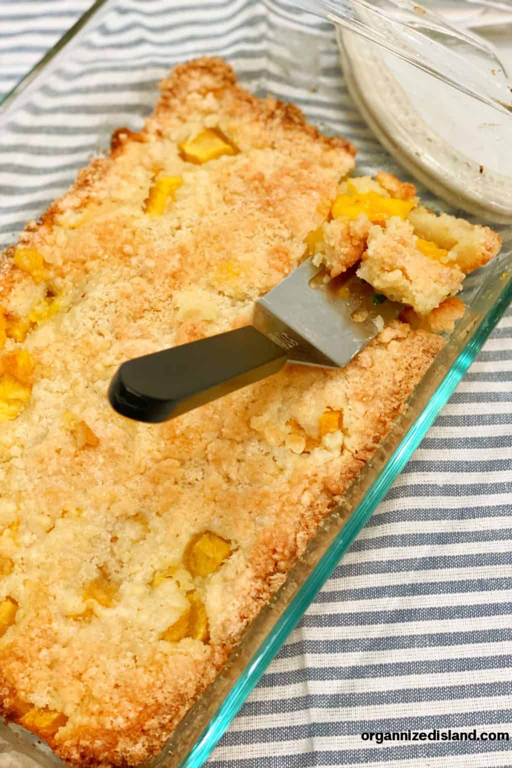 Easy Mango Crumble - Just 6 Ingredients - Organized Island