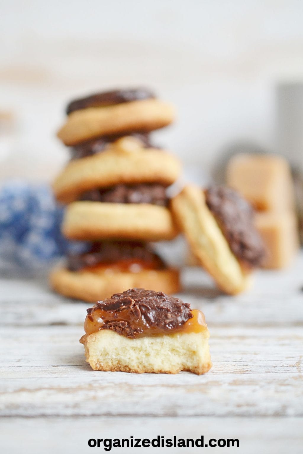 Easy Homemade Twix Cookies Recipe - Organized Island