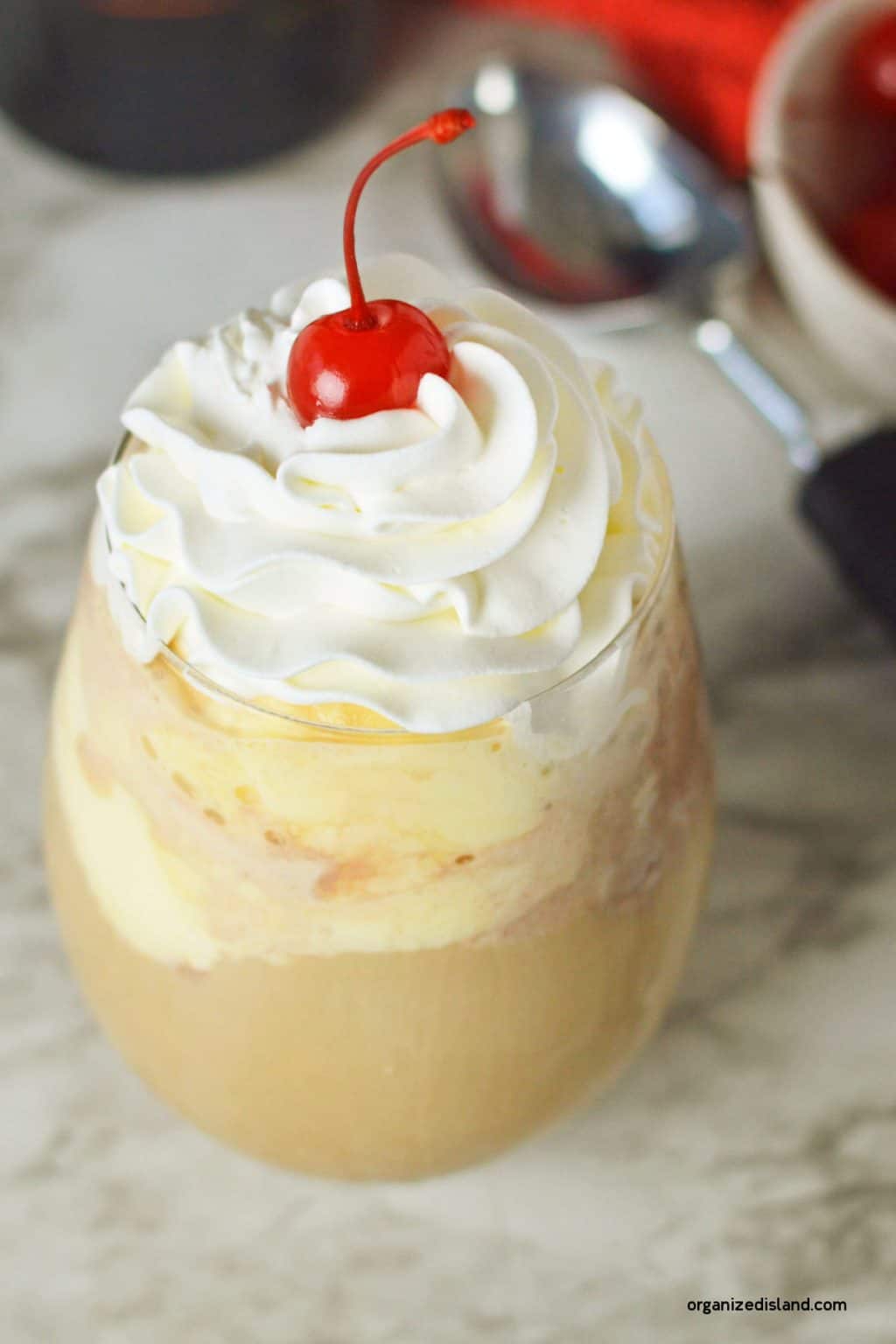 Baileys Ice Cream Coffee Float Recipe - Organized Island