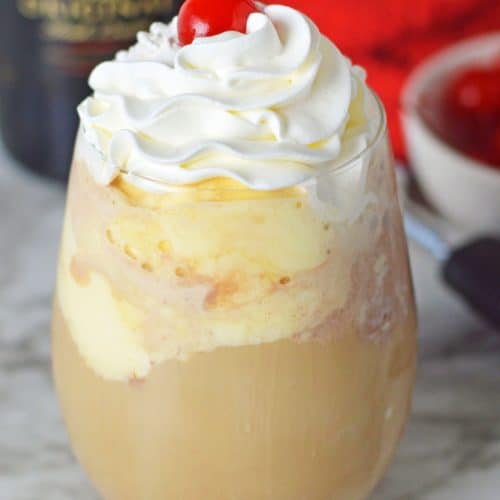 Baileys Ice Cream Coffee Float Recipe - Organized Island