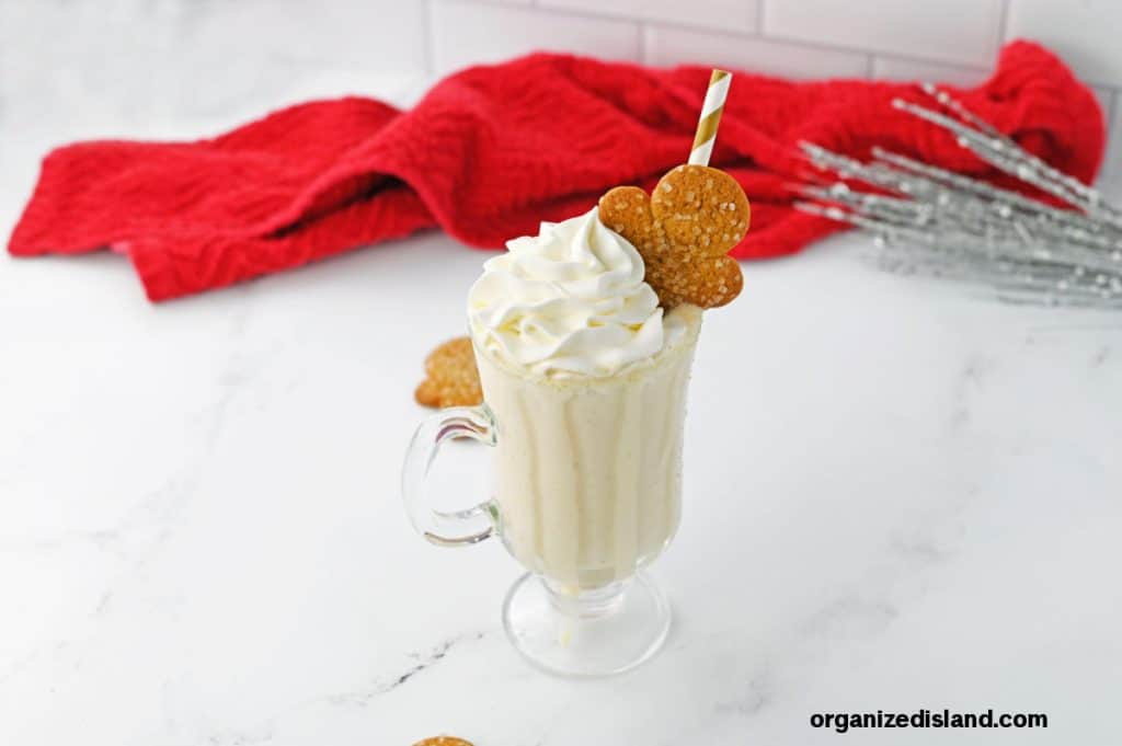 Gingerbread Milkshakes - Organized Island