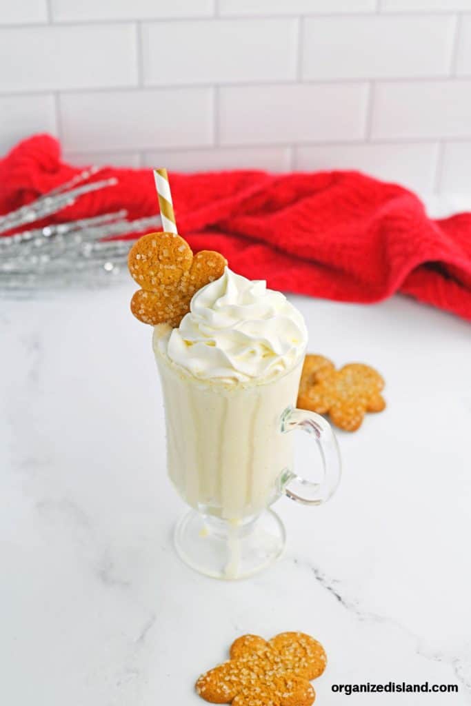 Gingerbread Milkshakes - Organized Island