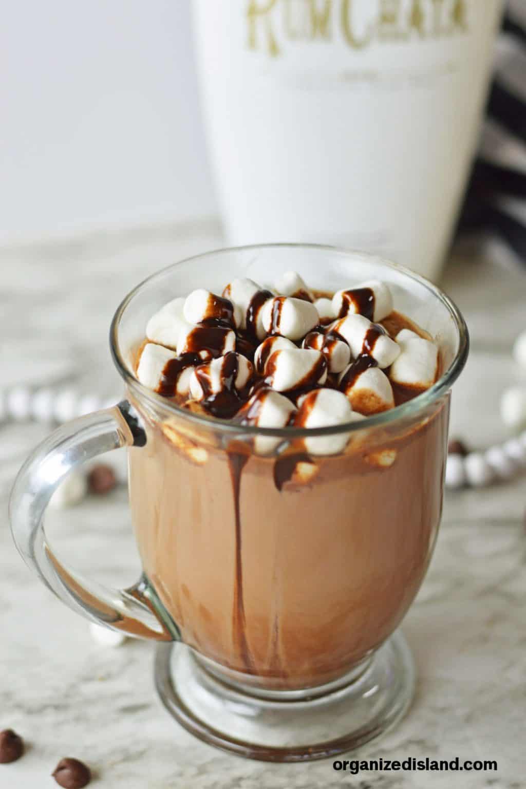 Rumchata Hot Chocolate - Organized Island