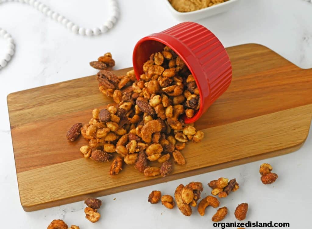 Easy Homemade Candied Mixed Nuts Recipe - Organized Island