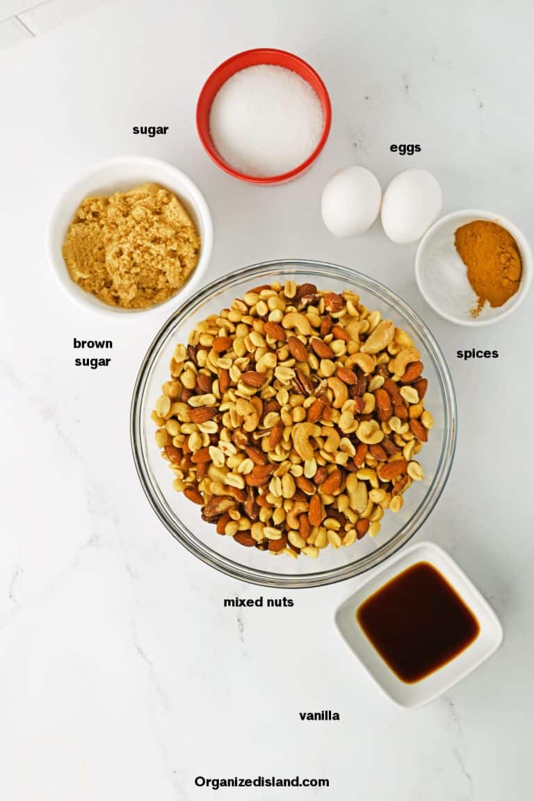 Easy Homemade Candied Mixed Nuts Recipe - Organized Island