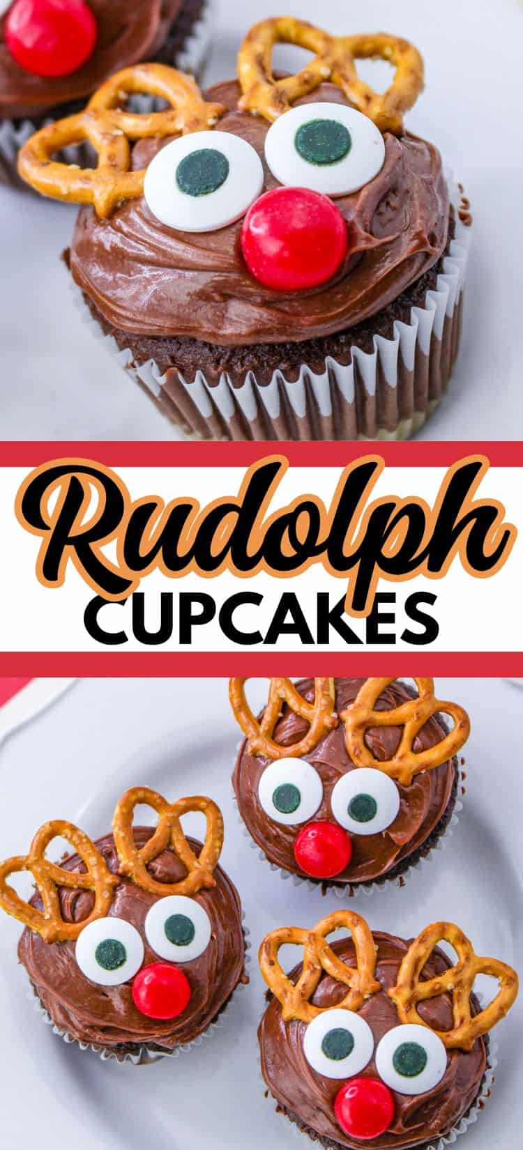 Rudolph Cupcakes - Organized Island