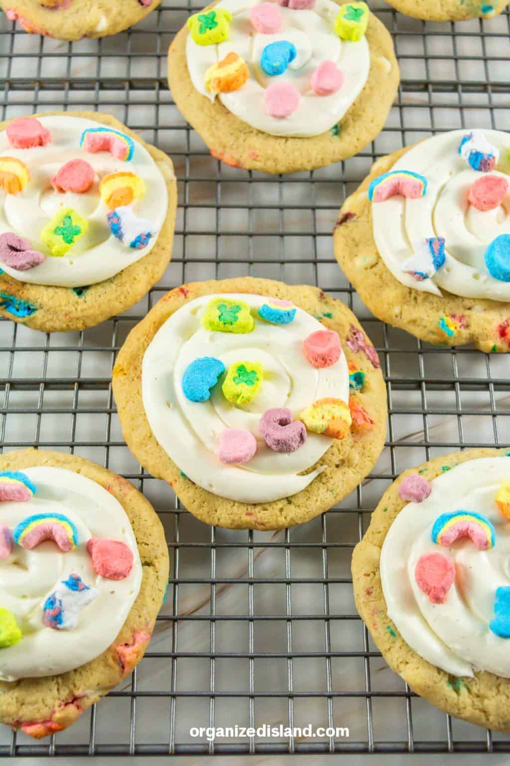 Lucky Charms Cookies - Organized Island