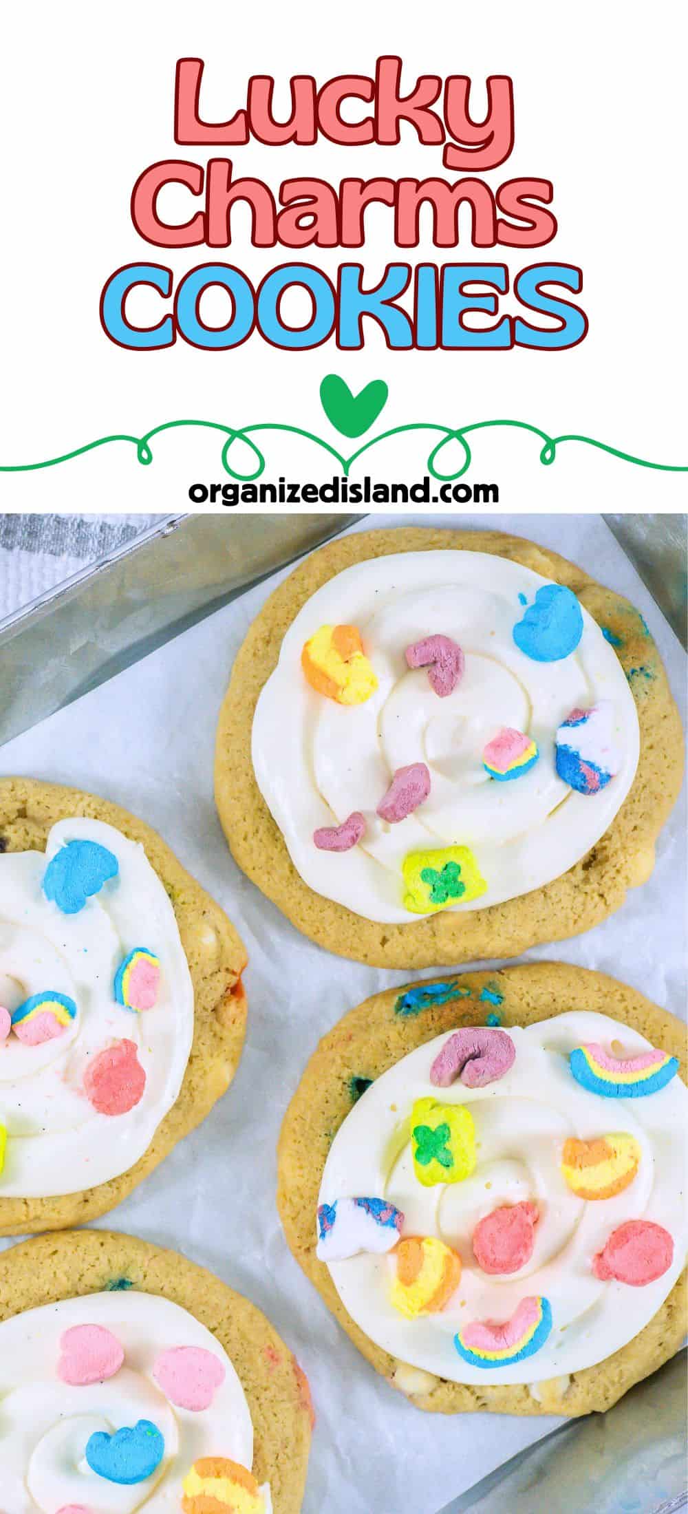 Lucky Charms Cookies - Organized Island
