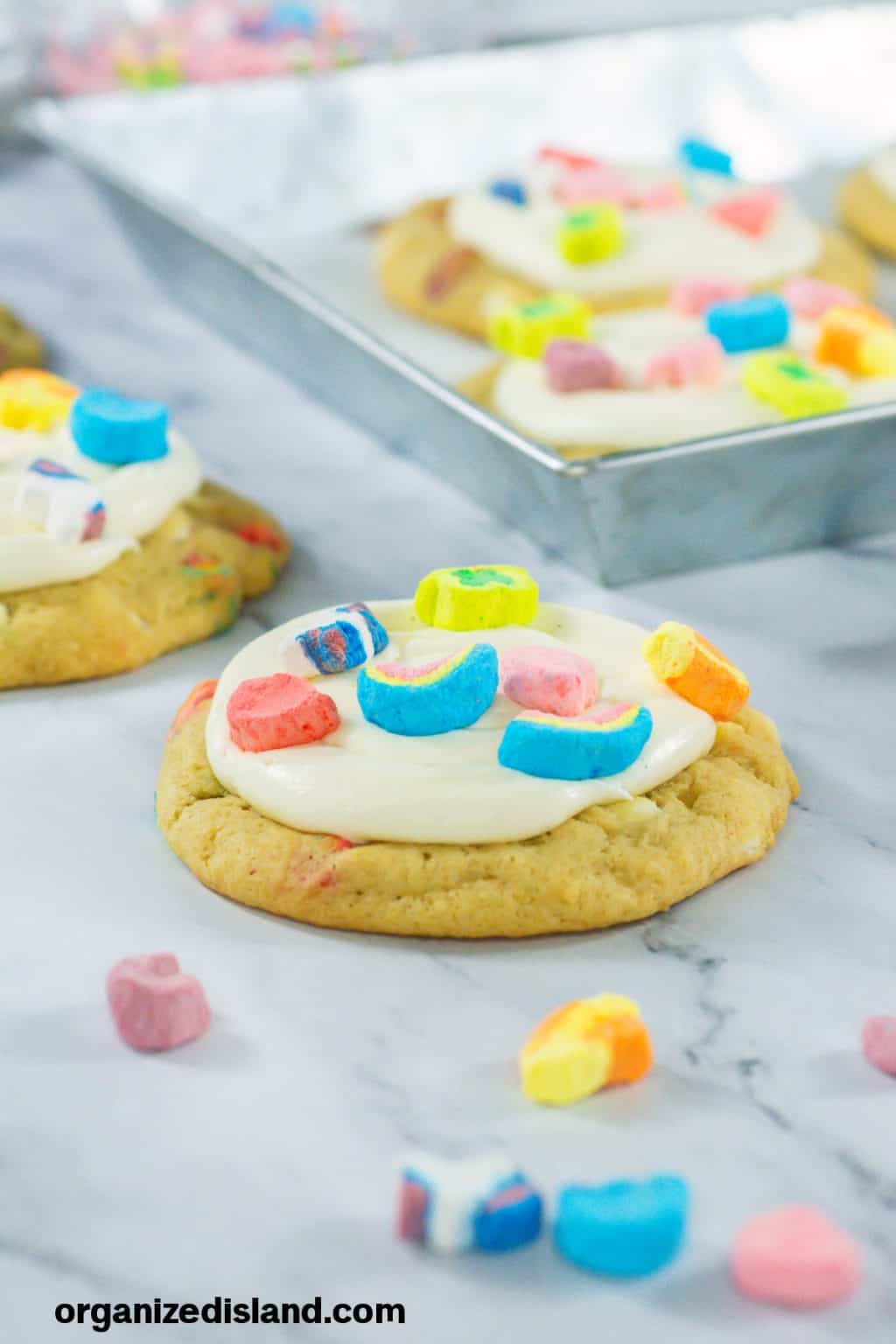 Lucky Charms Cookies - Organized Island