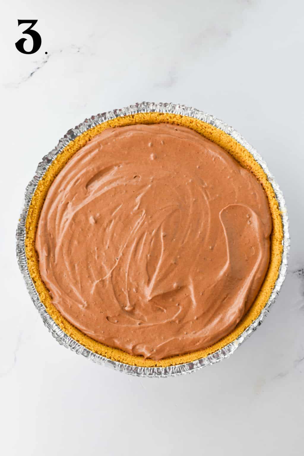 Chocolate Pie with Jello Pudding - Organized Island