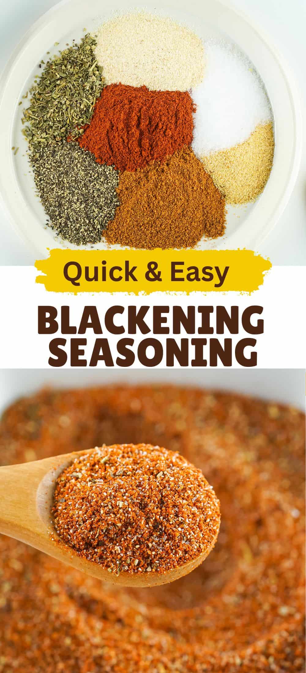 Easy Homemade Blackening Seasoning Recipe - Organized Island