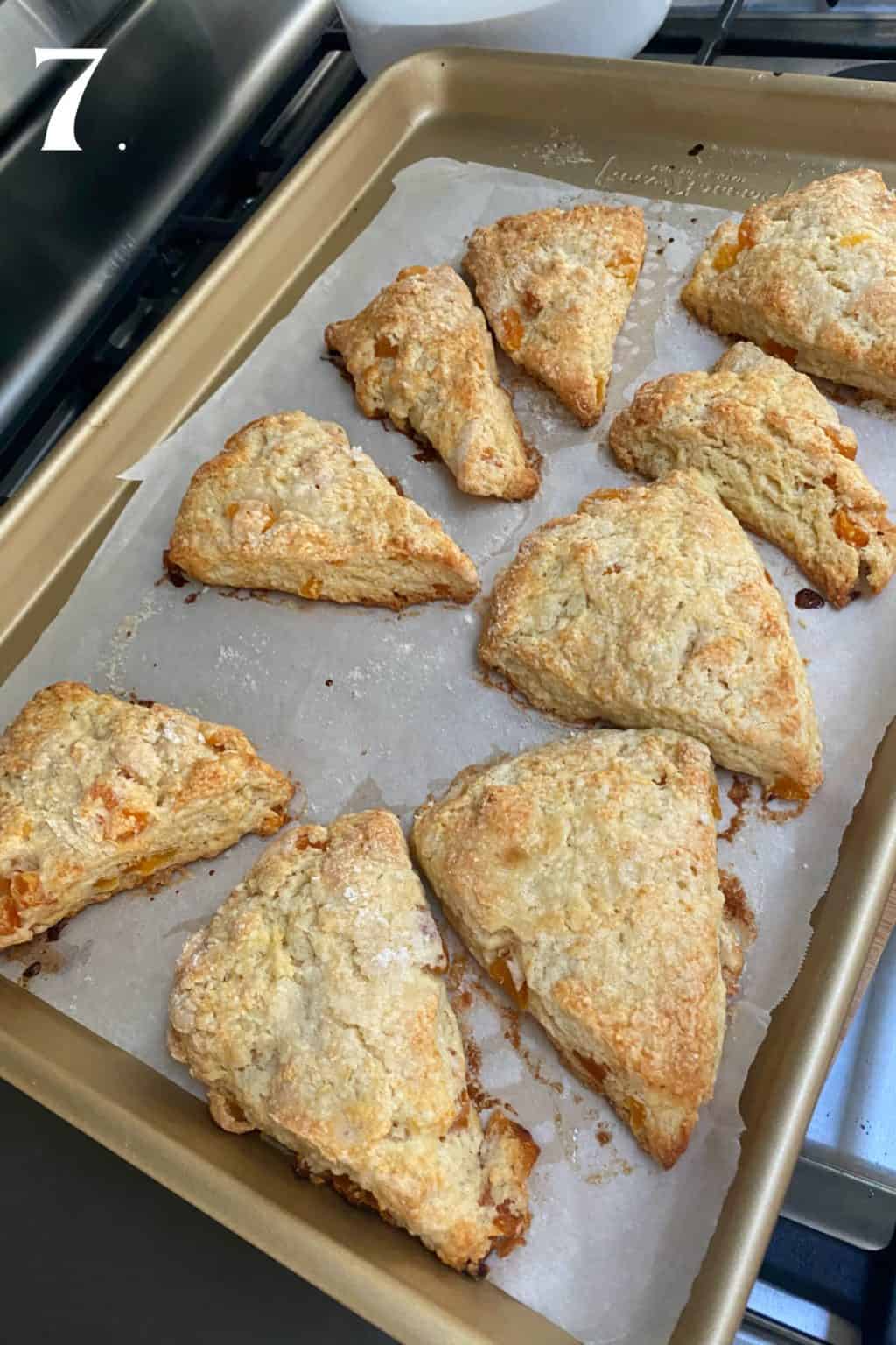 Best Ever Apricot Scones with Icing - Organized Island