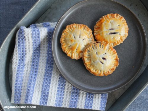 Easy Blueberry Hand Pies - Organized Island