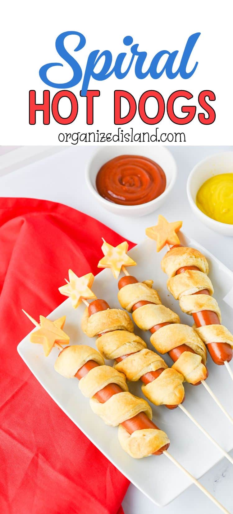 Spiral Hot Dogs - Organized Island