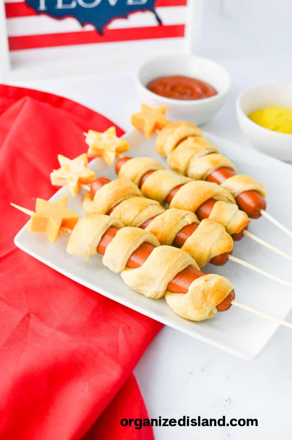 Spiral Hot Dogs - Organized Island