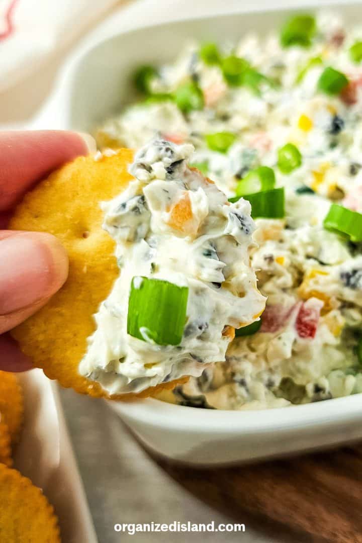 Classic Poolside Dip Recipe (Easy Cream Cheese Ranch Dip) - Organized ...