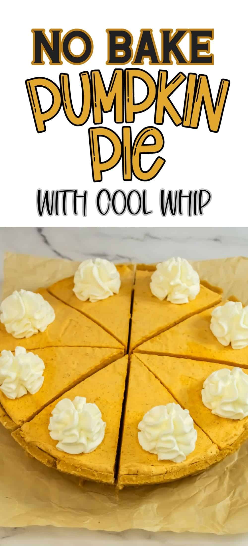 No Bake Pumpkin Pie - Organized Island