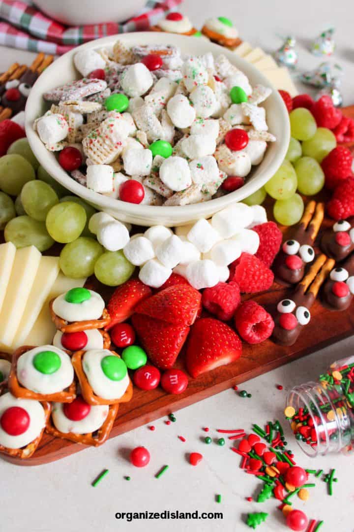 Christmas Candy Board - Organized Island