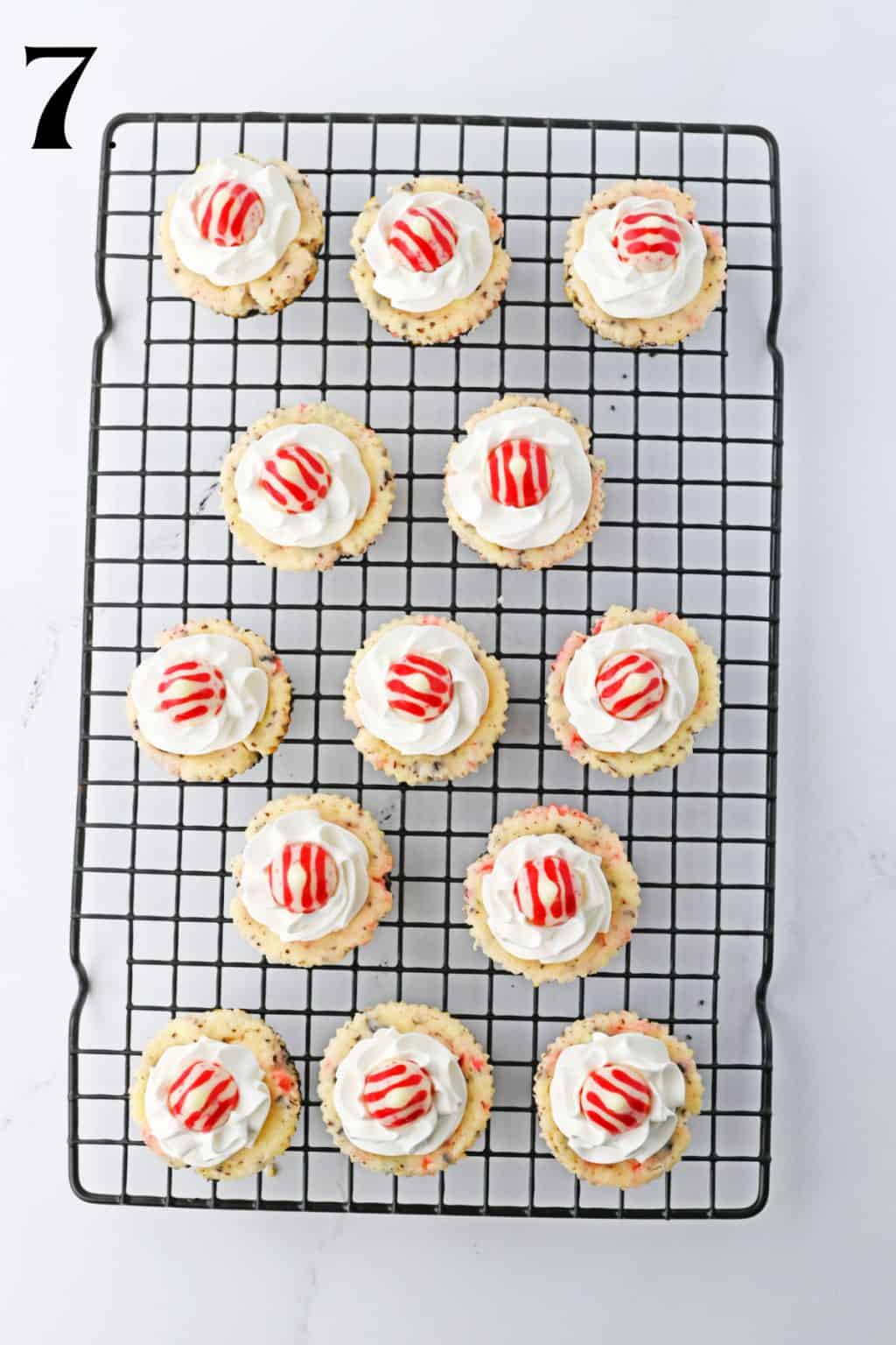 Mini Peppermint Cheesecakes Bite-sized Holiday Dessert - Organized Island
