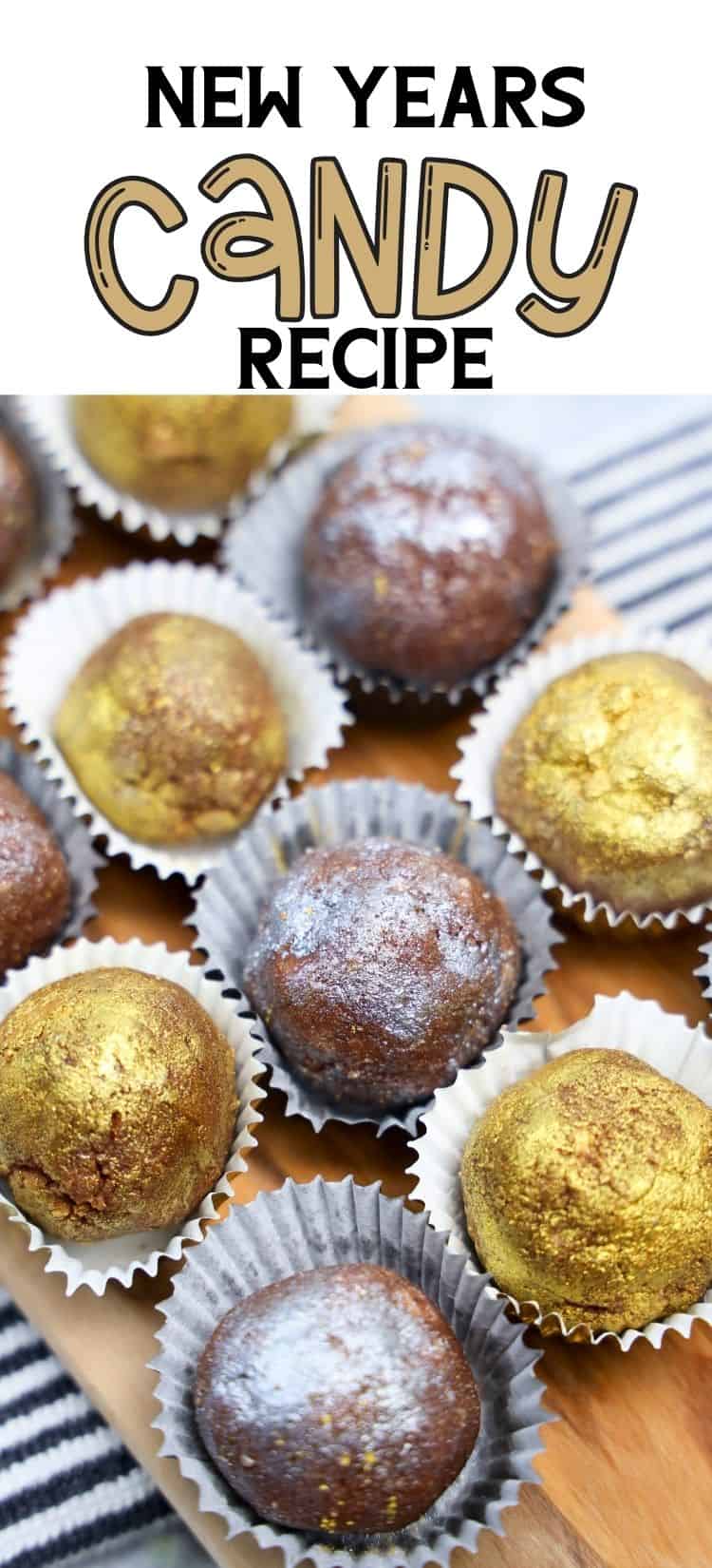 New Years Candy Rum Balls - Organized Island