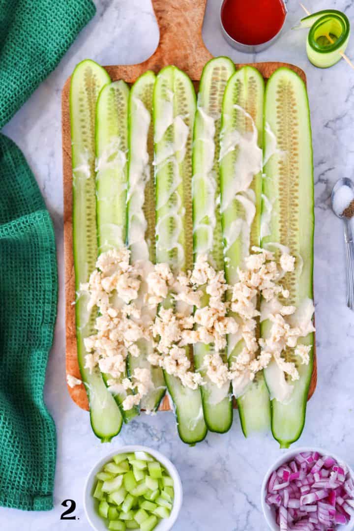 Easy Cucumber Roll Ups Recipe - Organized Island
