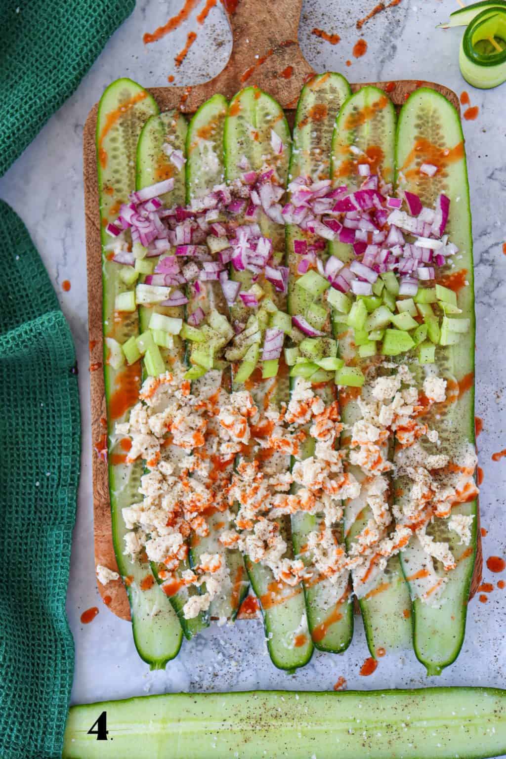 Easy Cucumber Roll Ups Recipe - Organized Island