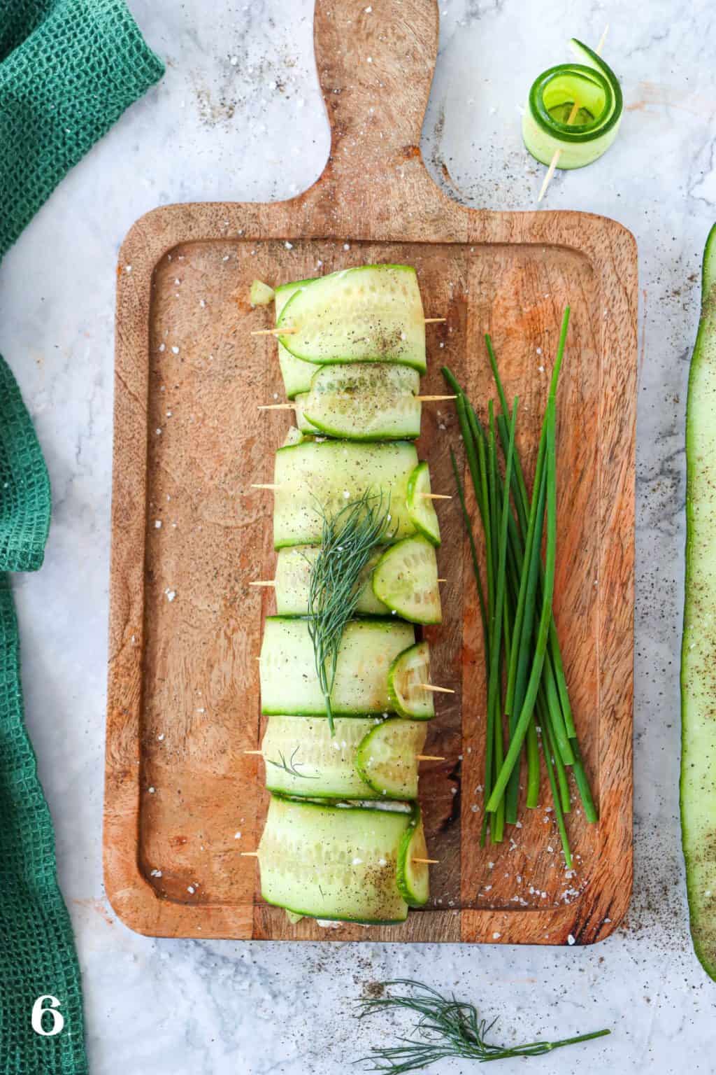 Easy Cucumber Roll Ups Recipe - Organized Island
