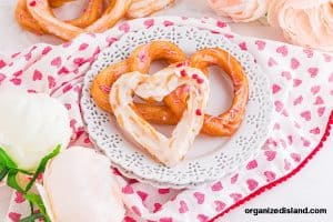 Easy and Cute Heart Shaped Donuts - Organized Island