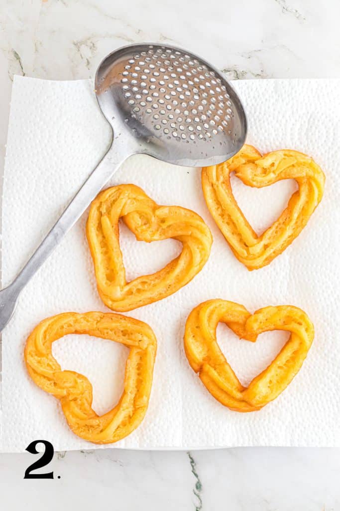 Easy and Cute Heart Shaped Donuts - Organized Island
